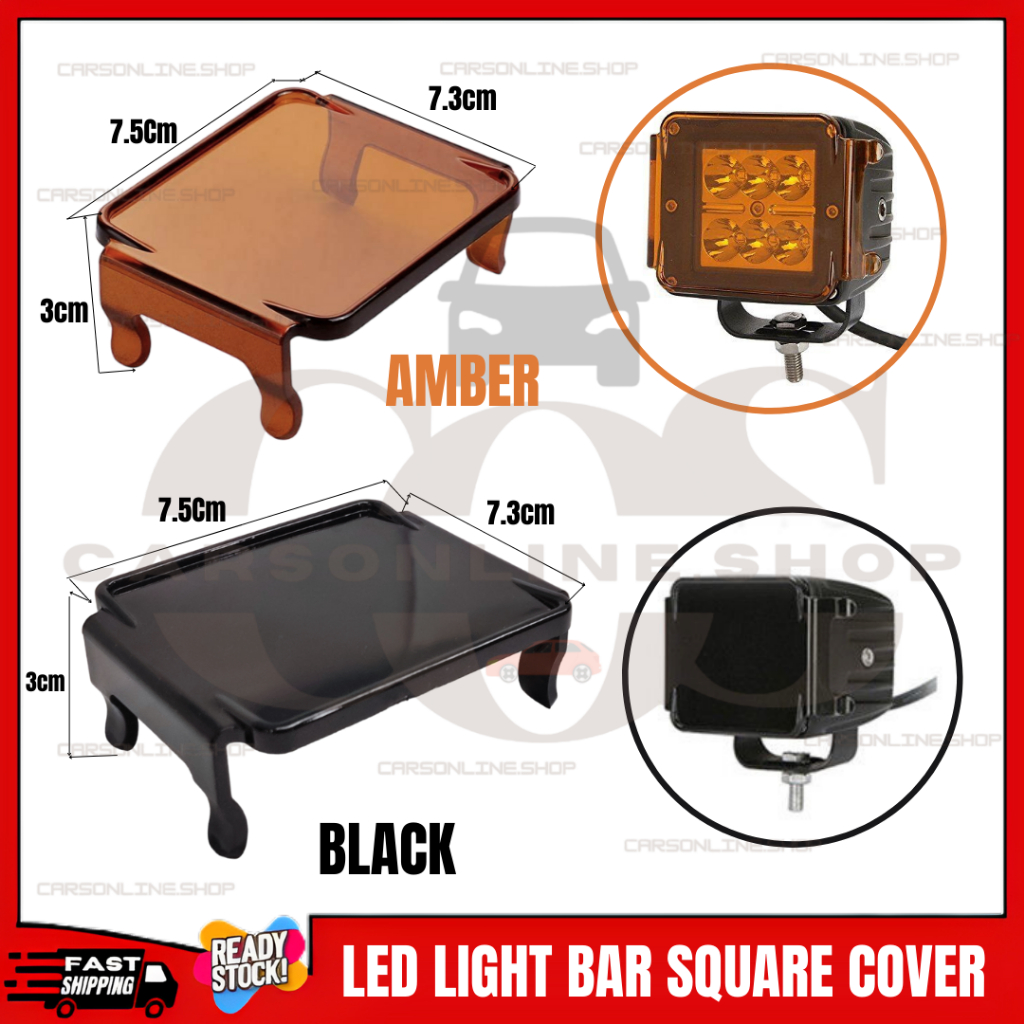 COS 1PC LED Cube Light Covers 3 Inch Square Off Road Lights Driving ...