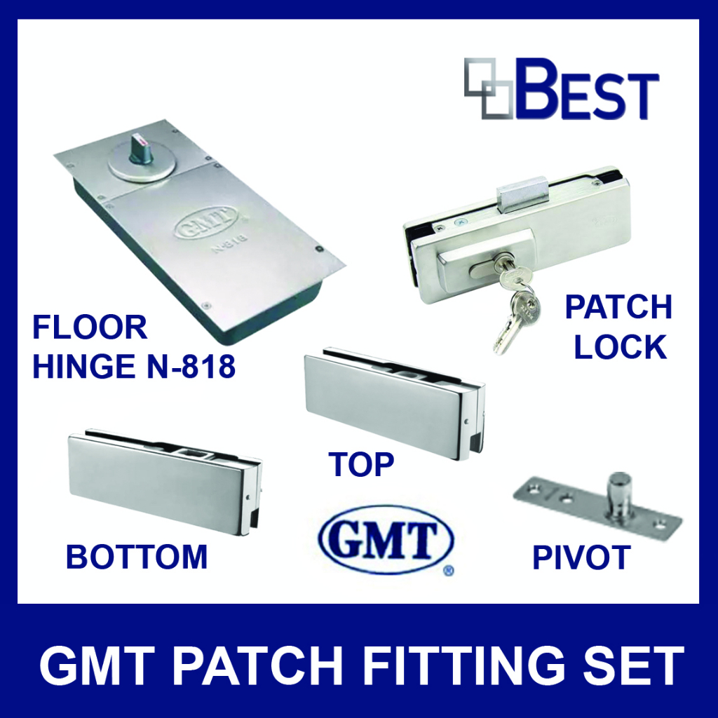 GMT Patch Fitting Door Closer (100% Original Authentic) Sold Per Set ...