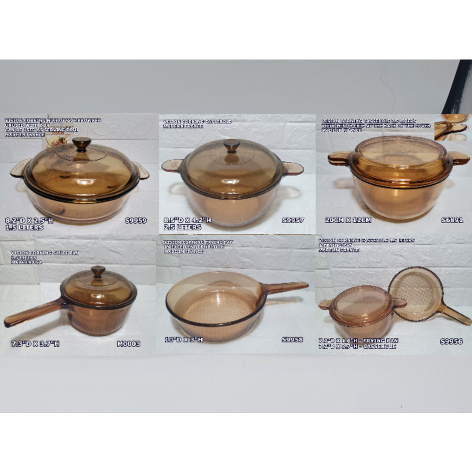 "Authentic" Assorted Vision Cookware from Japan | Shopee Philippines