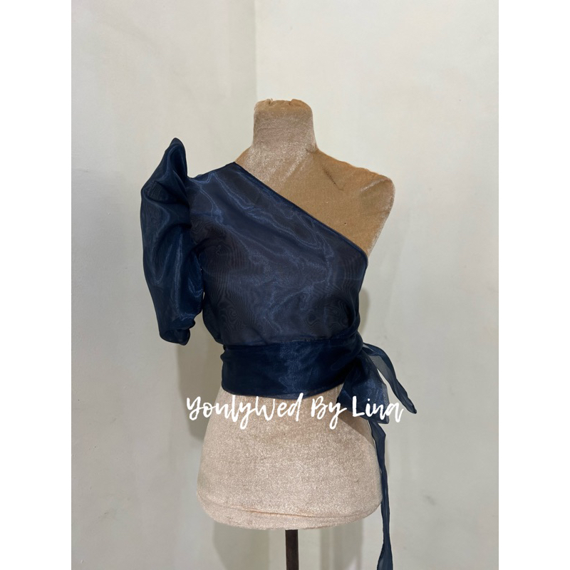 Modern Filipiniana Top One side Venus Cut | Shopee Philippines