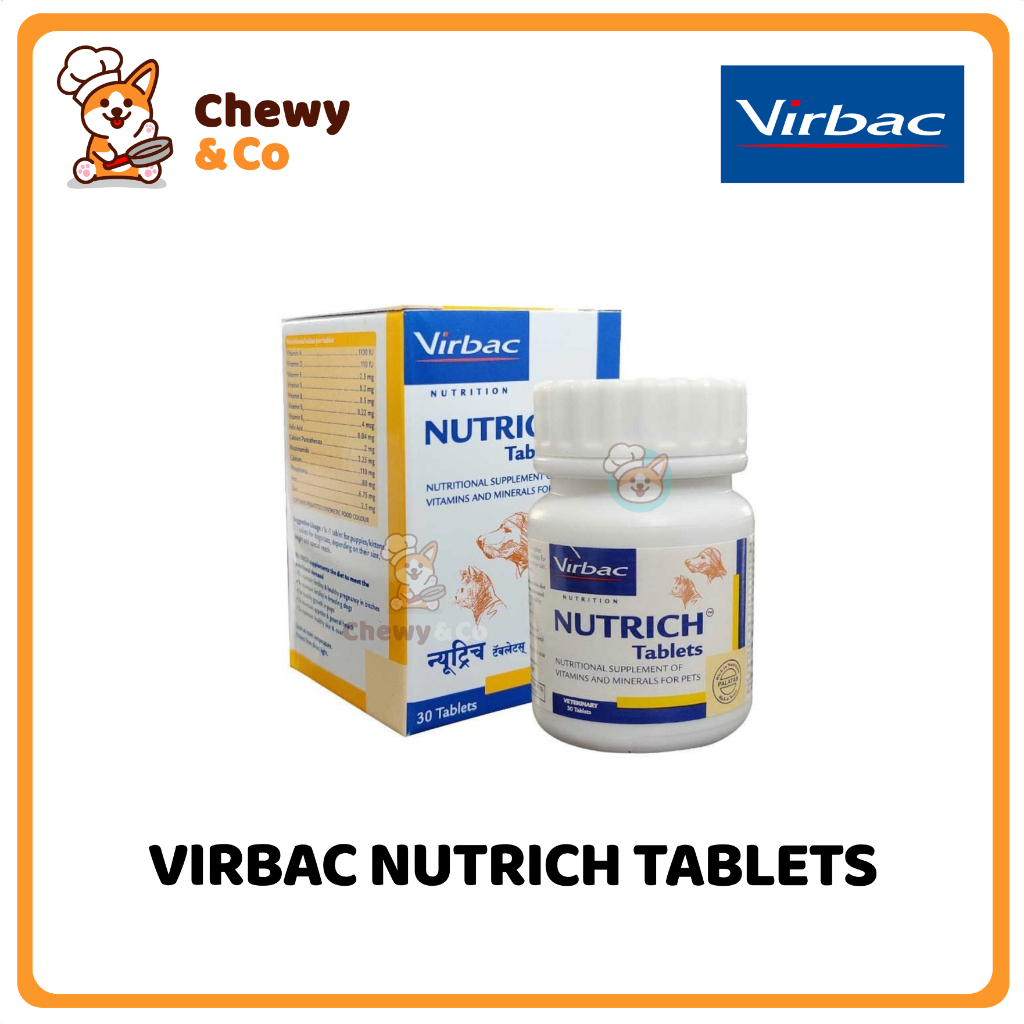Virbac Nutrich Tablets (60 tablets) | Shopee Philippines Virbac Nutrich Tablets (60 tablets) | Shopee Philippines