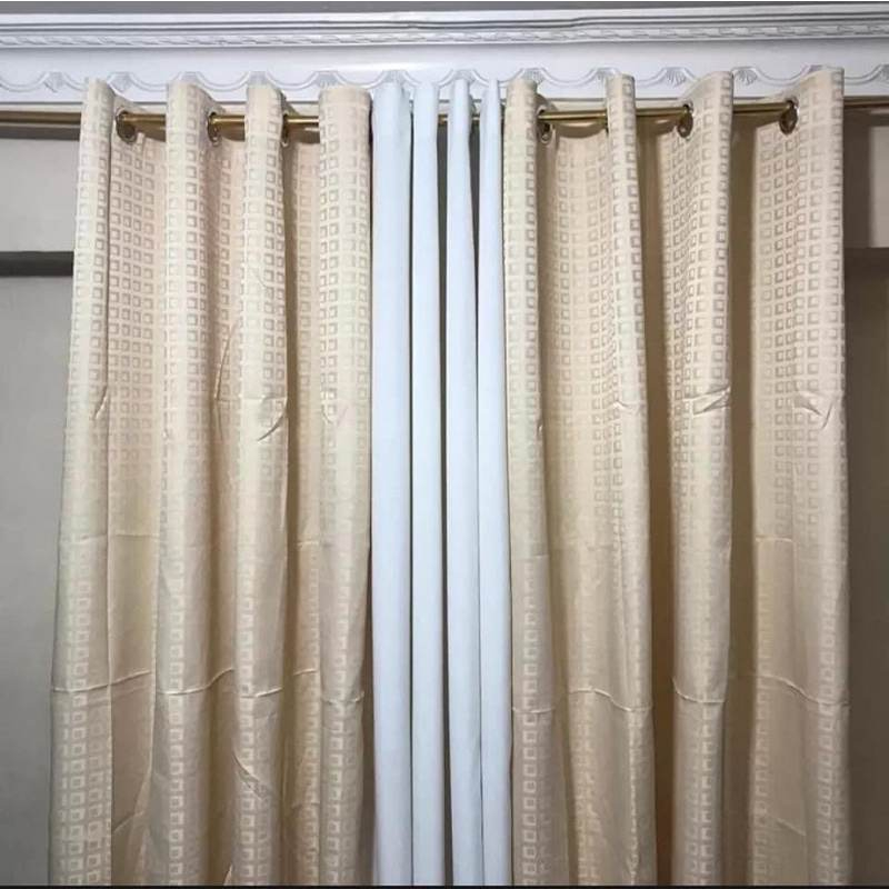 3 IN 1 SET RING CURTAINS (6FT.-7FT.) ENCHANTRES/KATRINA and LINEN ...