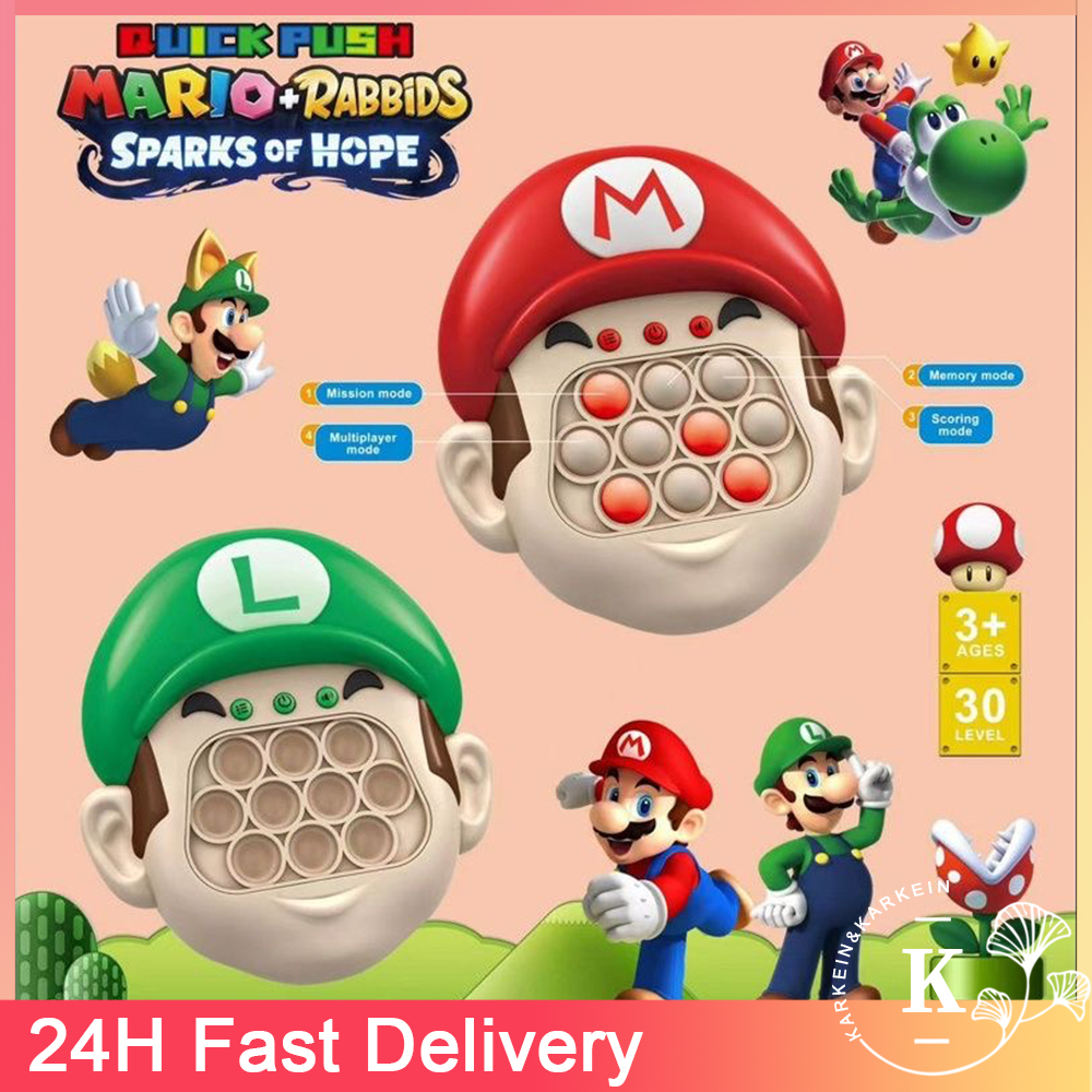 Quick Push Game Console Electronic Speed Push Through Pop It Game ...