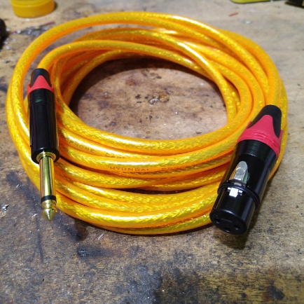 15M Heavy Duty Microphone Wire for professional use yellow | Shopee ...