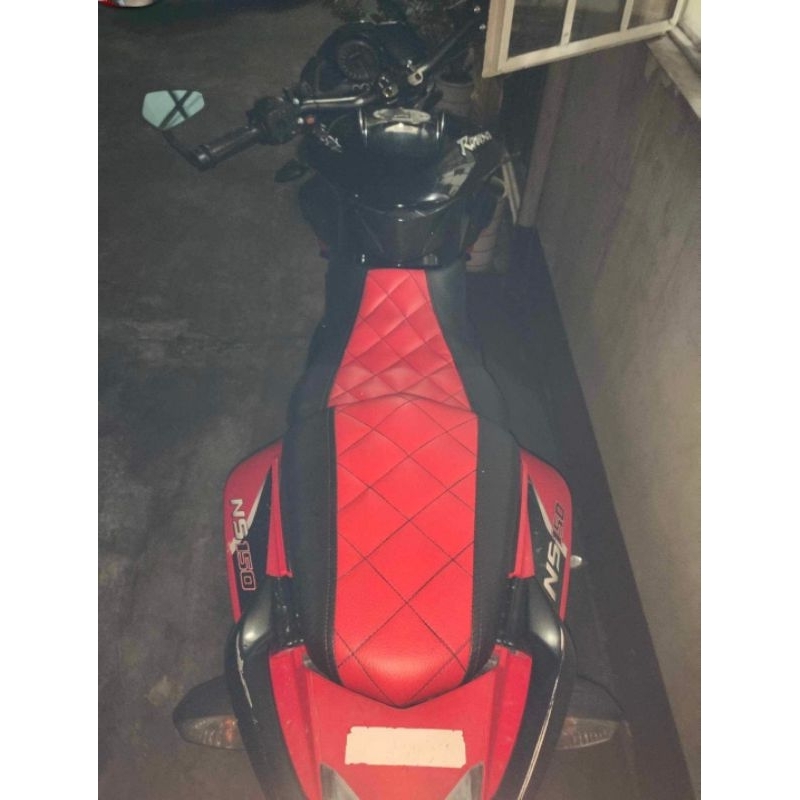 SEAT COVER WITH FOAM FOR KAWASAKI ROUSER NS/LS, GIXXER 150 AND RUSI ...