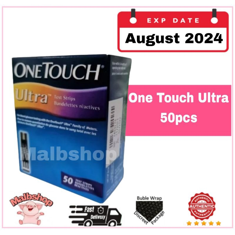 One Touch Ultra Strips Lifescan OneTouch Ultra 50pcs | Shopee Philippines