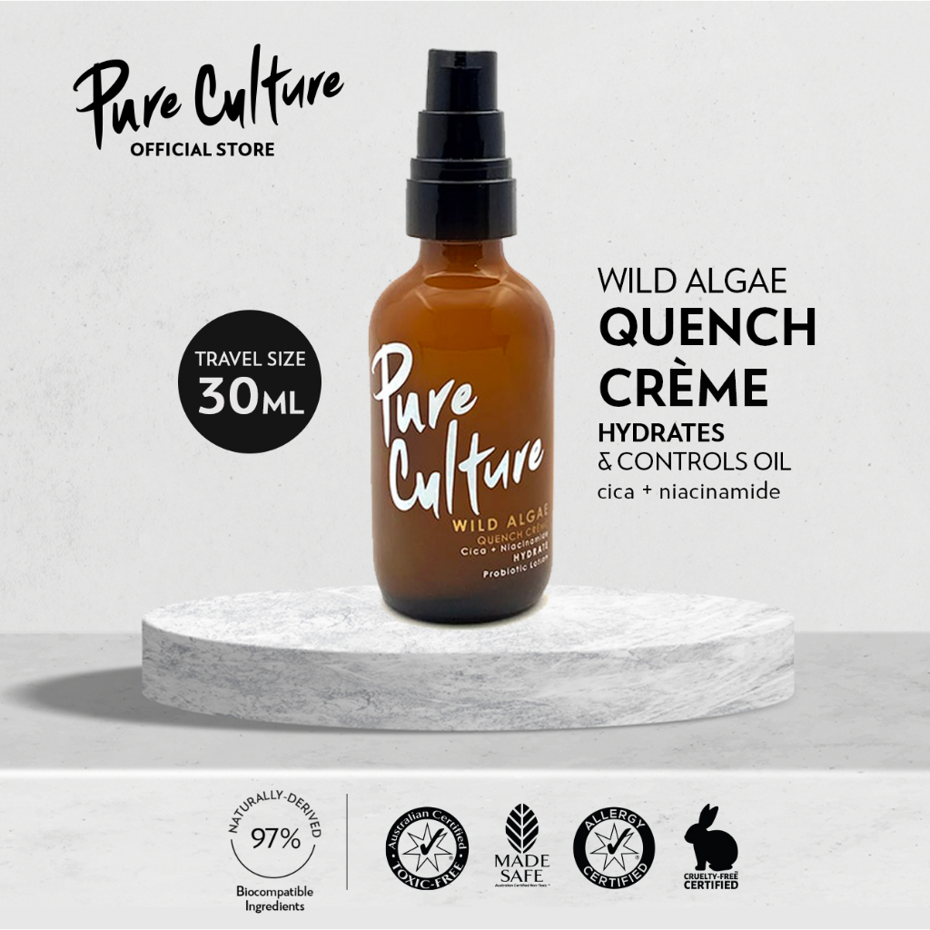 Pure Culture Wild Algae Quench Créme 30ML | Moisturizer for Oily Face ...