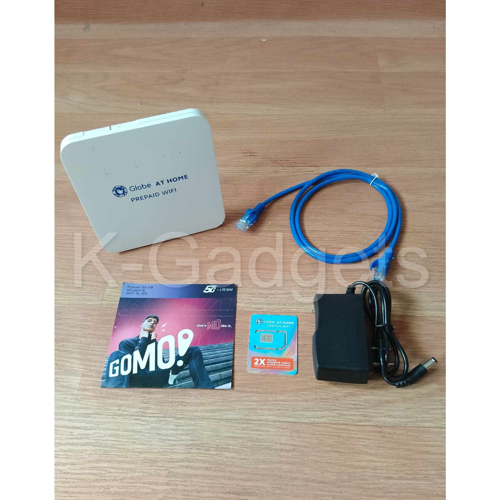 w/FREE ADMIN ACCOUNT Globe at Home Prepaid WIFI (4G LTE/B312-939) / GOMO SIMCARD 30GB ...