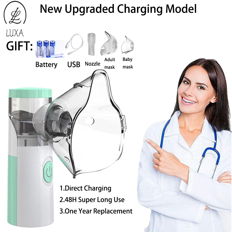 Portable Nebulizer Machine for Asthma for Kids Adult Mini Inhaler ...