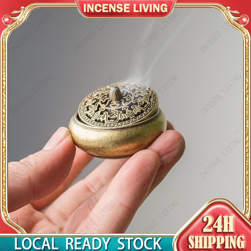 Mini Incense Burner Vintage Incense Stick Holder Incense Coil Holder ...