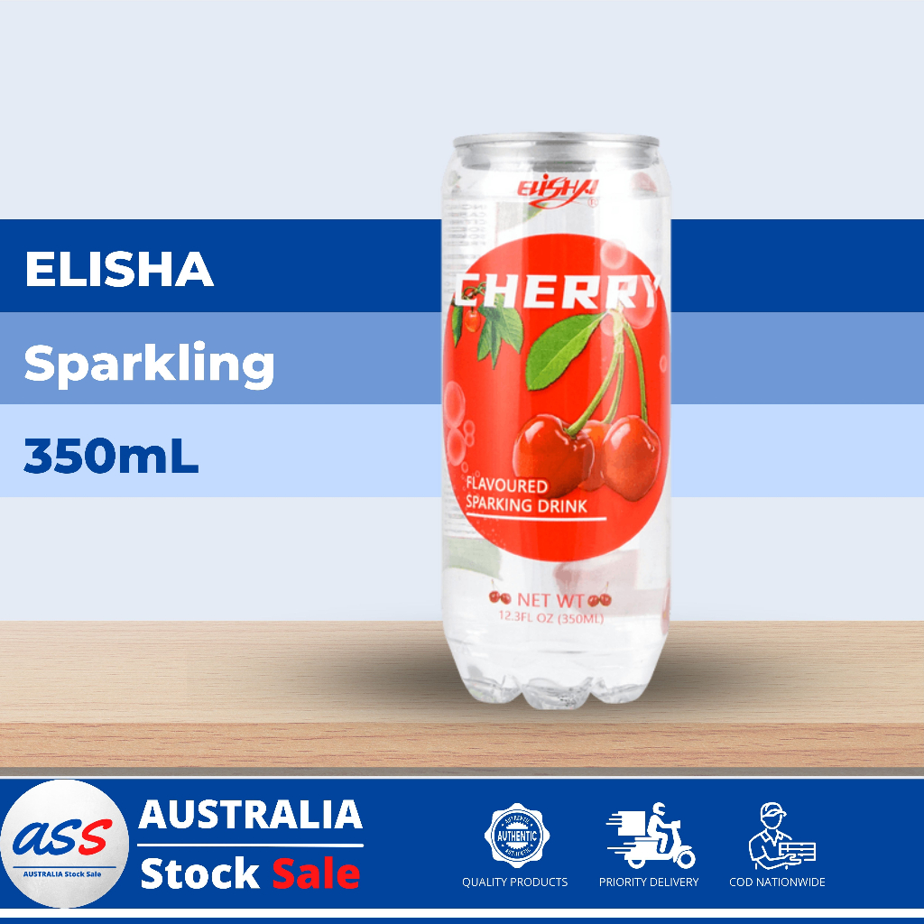Elisha Sparkling Cherry Flavor (350mL) | Shopee Philippines