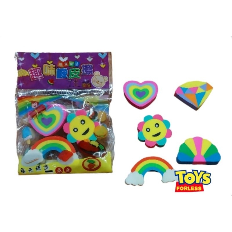 20packs Erasers 3pcs per Pack Loot Bag Fillers | Shopee Philippines