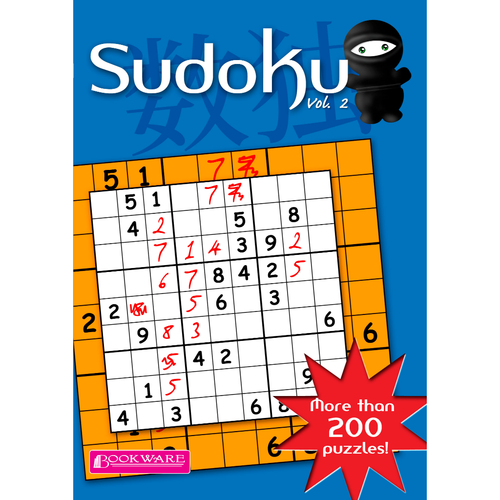 Sudoku (Volume 2) - Over 200 Puzzles - Easy To Hard - Suitable For All ...