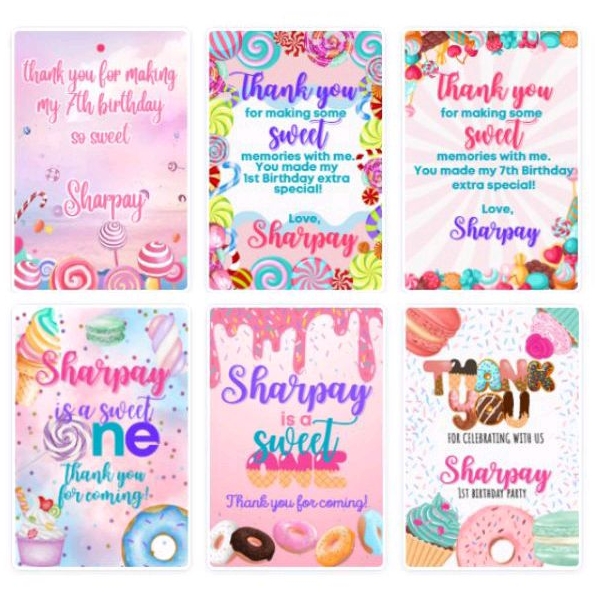 Candyland Theme Sticker | Gift Tag | Shopee Philippines