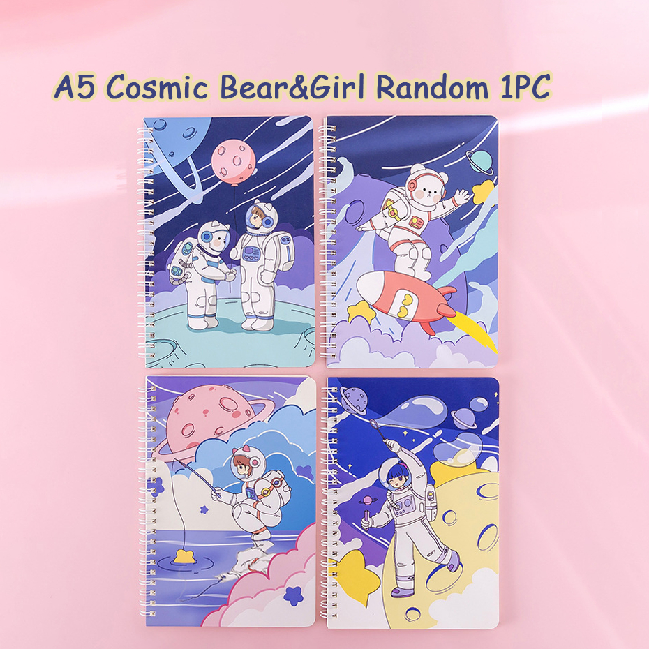 Flash Time A5 Japanese Style Cartoon Coil Notebook School Supplies ...