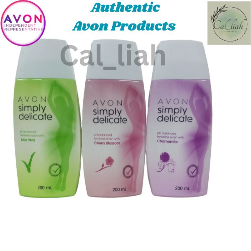 AVON SIMPLY DELICATE PH-BALANCED Feminine Wash/ Care Intimate Feminine ...