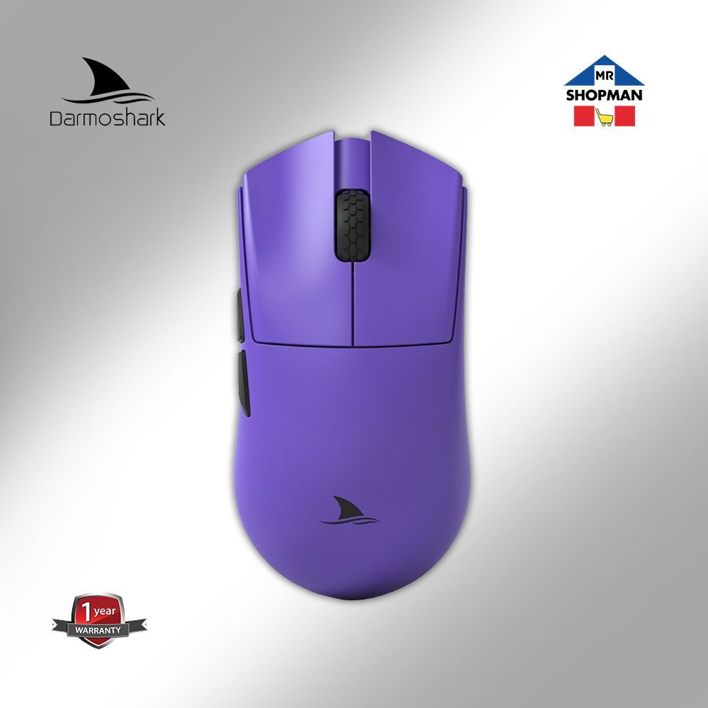 Darmoshark M3S Mini Varun Tri Mode Wireless Gaming Mouse Black White ...