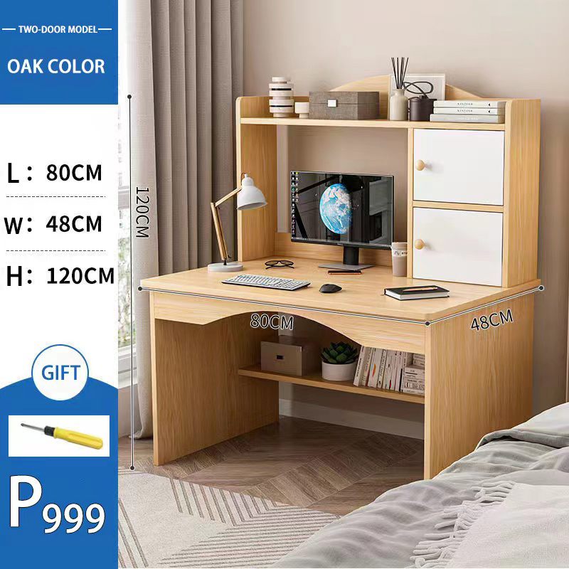 JGG Study table with drawer combination bookcase bookshelf integrated ...