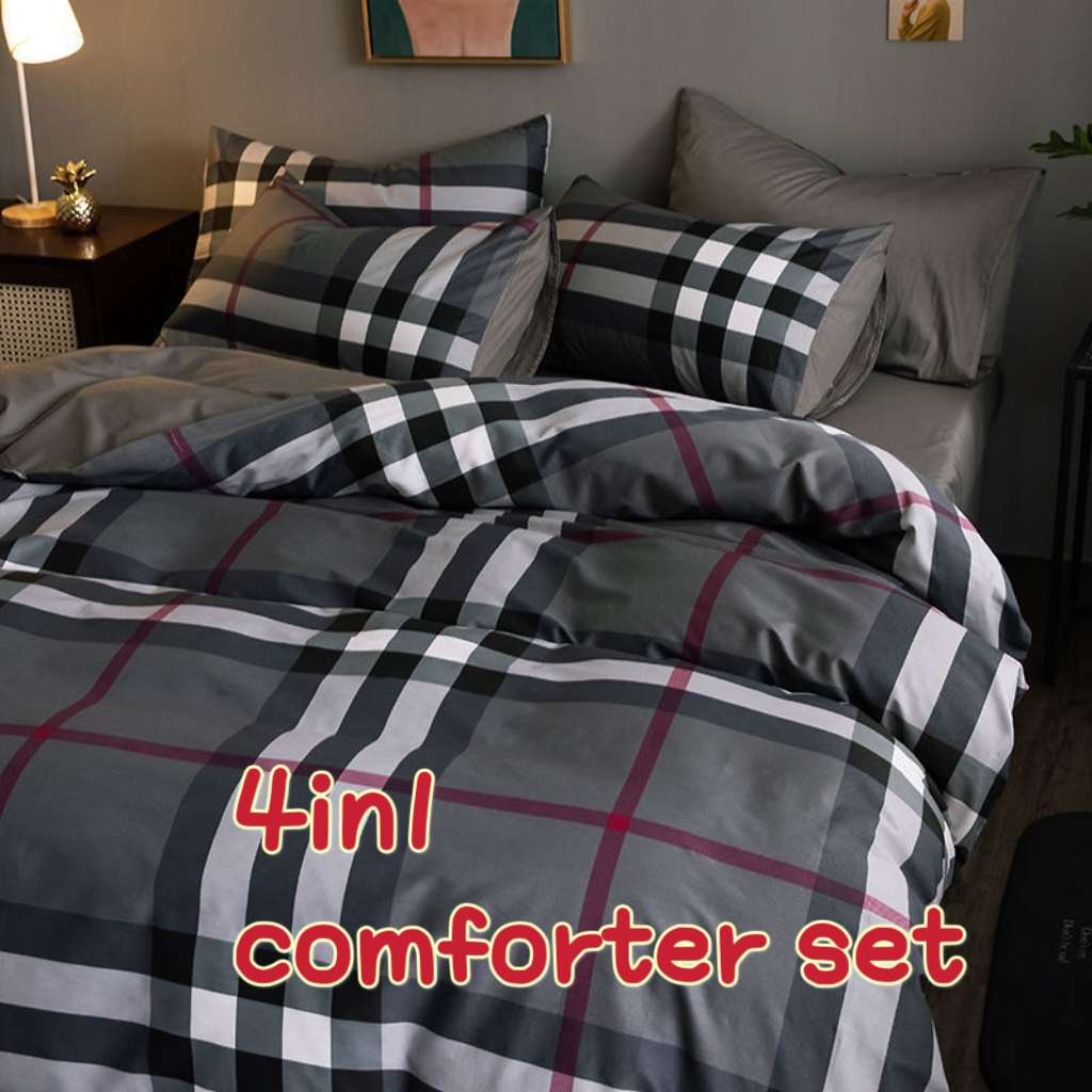 4in1 set comforter, goog quality US cotton ,single,double,queen king ...
