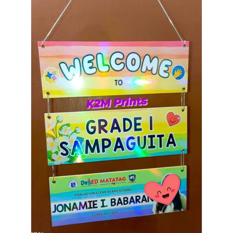 PERSONALIZED DOOR HANGING NAMEPLATE | Shopee Philippines