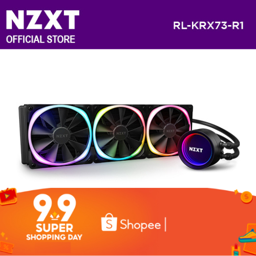 NZXT RL-KRX73 RW/R1 Kraken X73 RGB WH 360MM | Fans & Heatsinks | RGB CPU Liquid Cooler PC ...