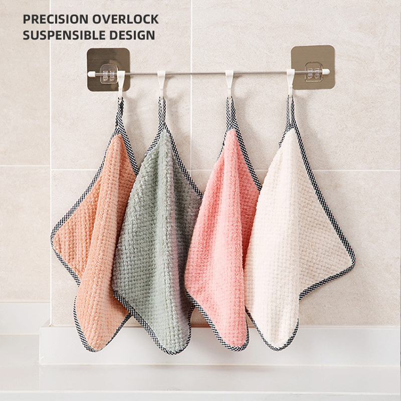 Dishcloth Wipe dish towel kitchen clean towel 25 x 25cm | Shopee ...