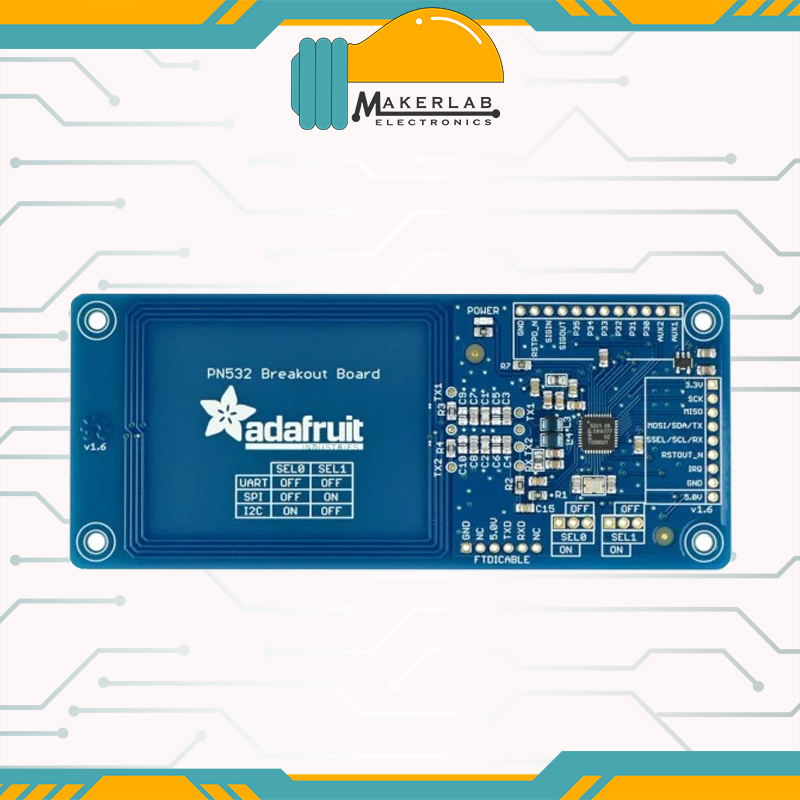 Adafruit PN532 RFID / NFC reader controller breakout board | Shopee ...