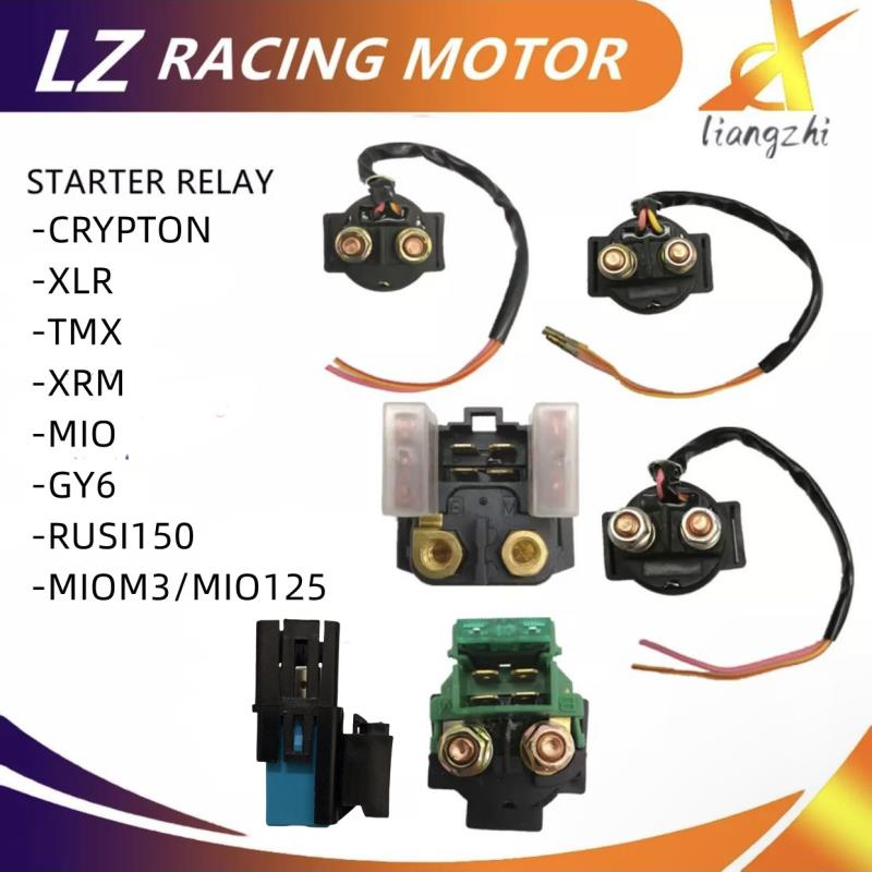 MOTORCYCLE PARTS STARTER RELAY FOR MIO/RUSI 150/GY6/XLR/TMX/CYPTON/XRM ...