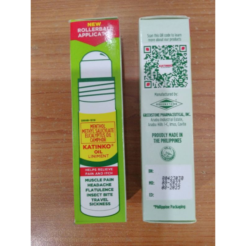 Katinko Oil Liniment Roll 10mL | Shopee Philippines