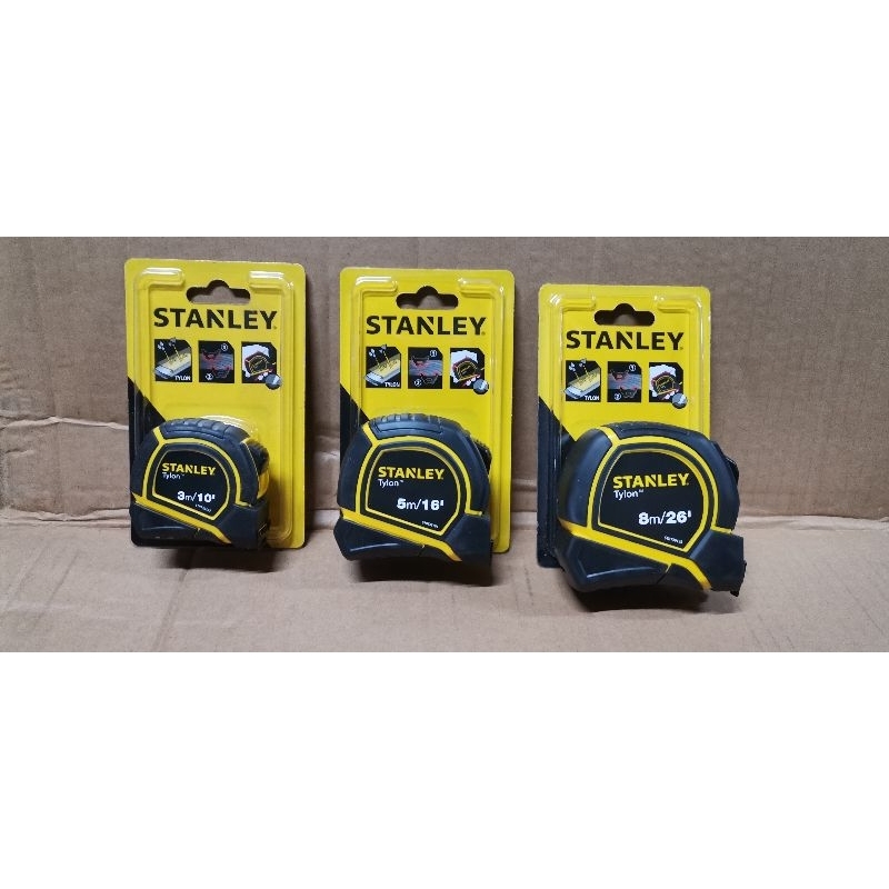 Stanley Tylon Steel Tape measure 3m/ 5m/ 8m - 36-193 / 36-194 / 36-195 ...