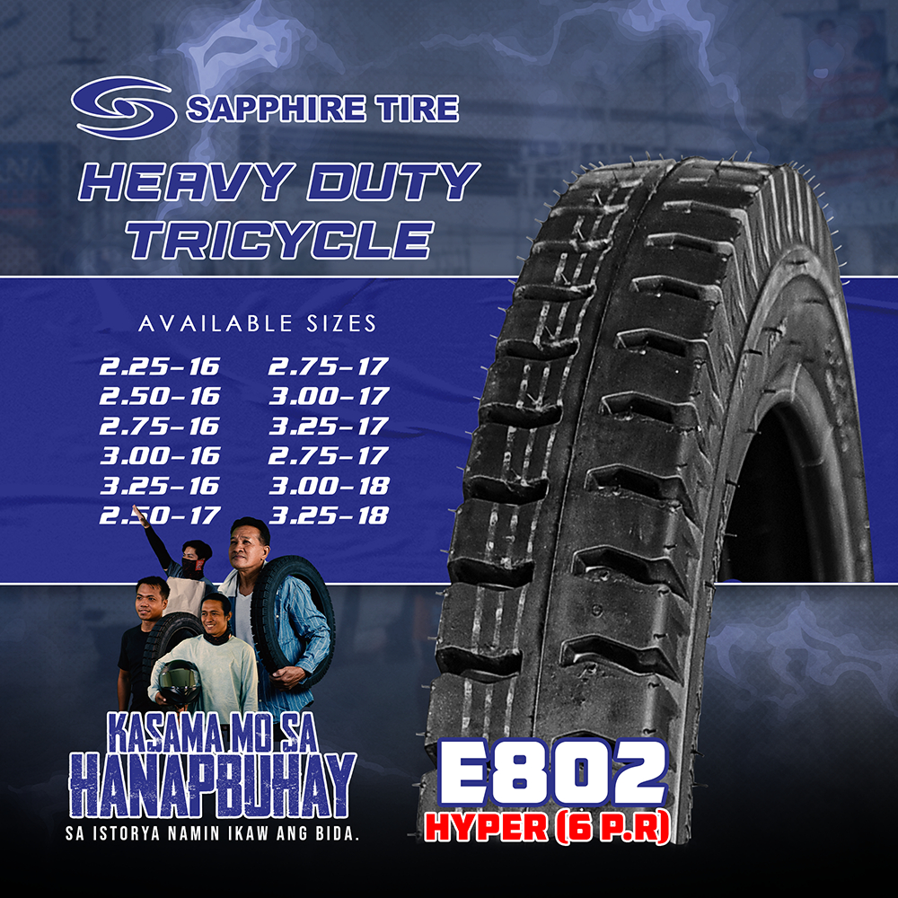 SAPPHIRE TIRE HYPER E802 (Size 16 17 18) | Shopee Philippines