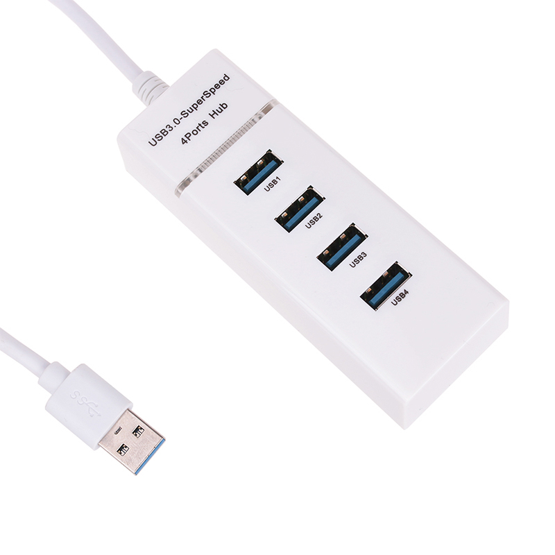 4 Ports Hub Splitter High Speed USB 3.0 Hub USB PC Hub Extender ...