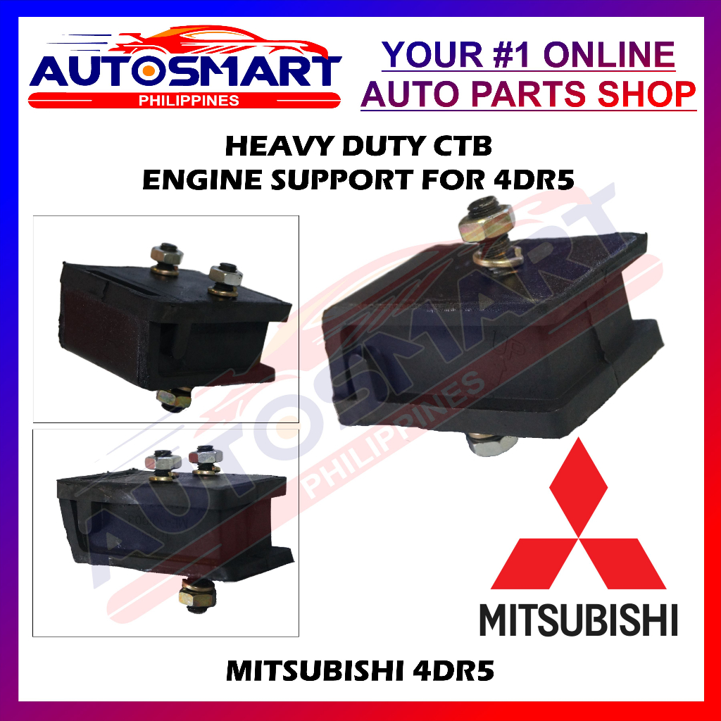 Engine Support for Mitsubishi 4DR5 (3 STUD) CTB HEAVY DUTY | Shopee ...