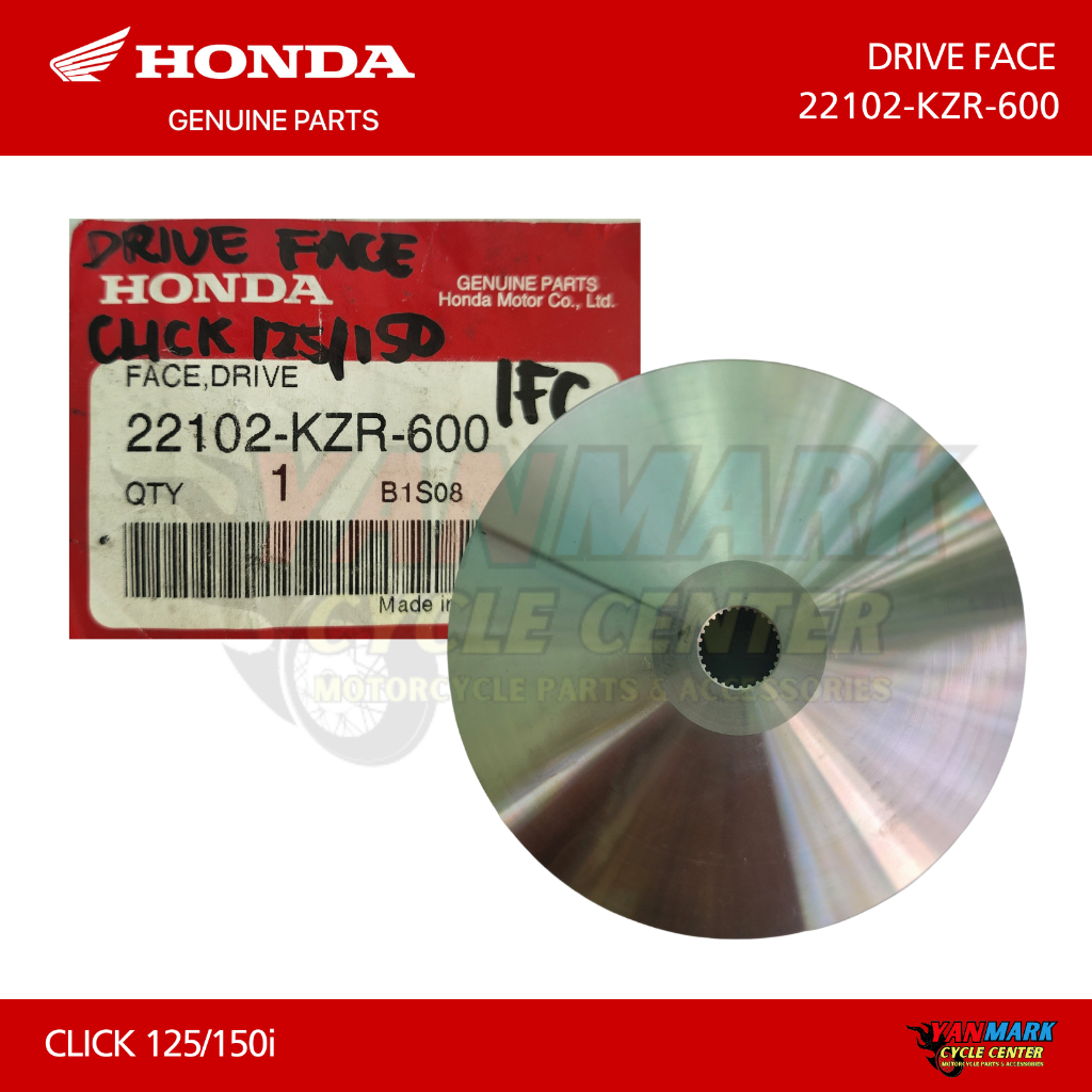 ORIGINAL HONDA - DRIVE FACE - CLICK 125i/150i - 22102-KZR-600 | Shopee ...