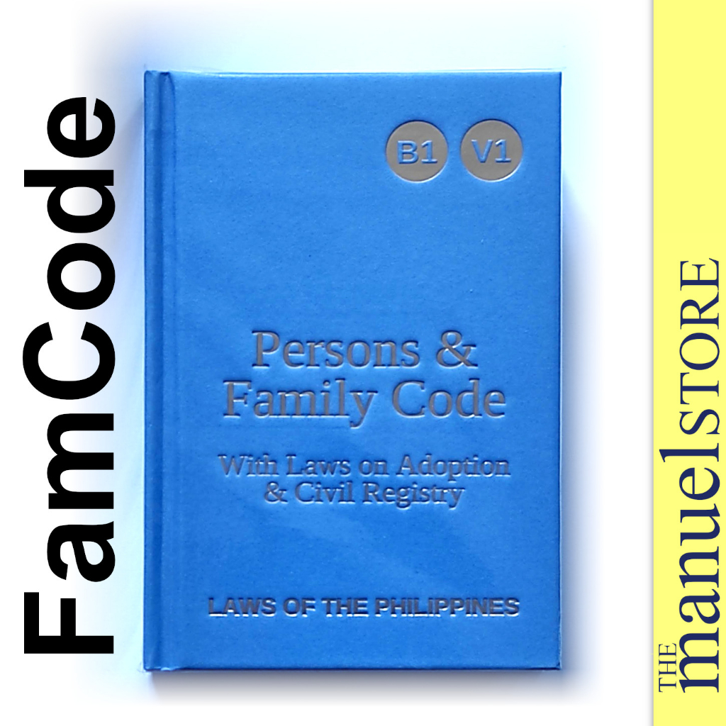 Pocket Codal (2023) Persons & Family Code, with Adoption Laws and Civil ...
