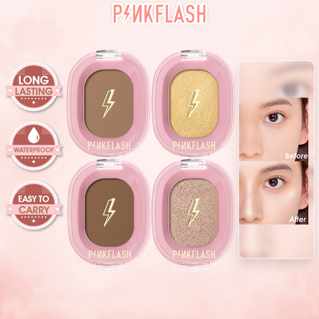 PINKFLASH Highlighter Face Contour Soft Waterproof Contour Soft Smooth ...