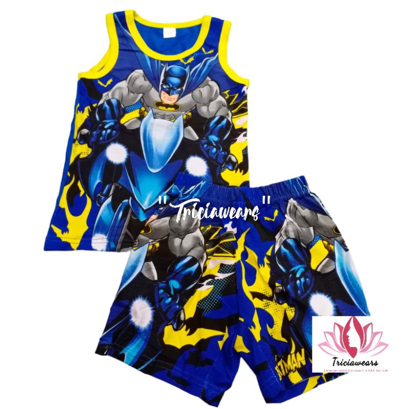 Terno Character Sando(short+Sando) For Kid's | Shopee Philippines