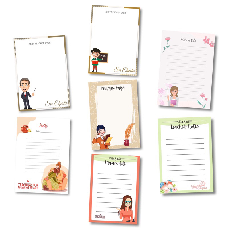 CUSTOMISED NOTEPAD. | Shopee Philippines