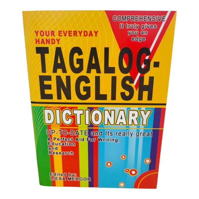 Tagalog-English Dictionary 480 Pages | Shopee Philippines