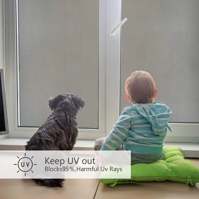 Matte Pure Frosted Window Film Privacy Glass for Home Door Tint UV ...