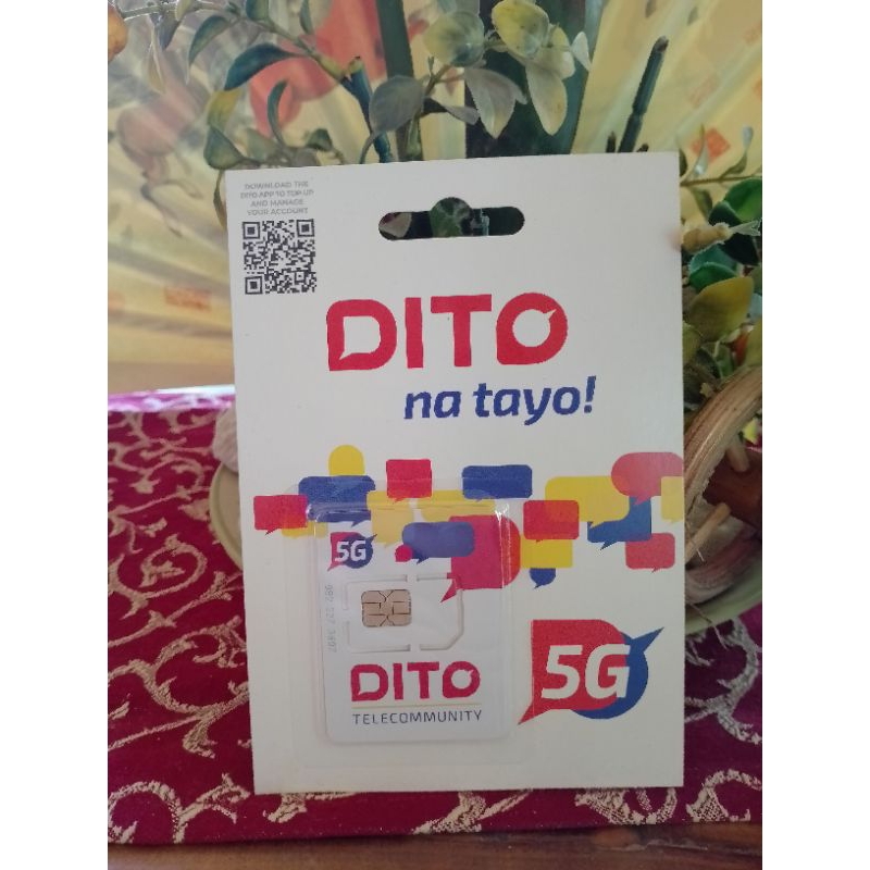 DITO prepaid sim card WITH FREE EJECTOR PIN | Shopee Philippines
