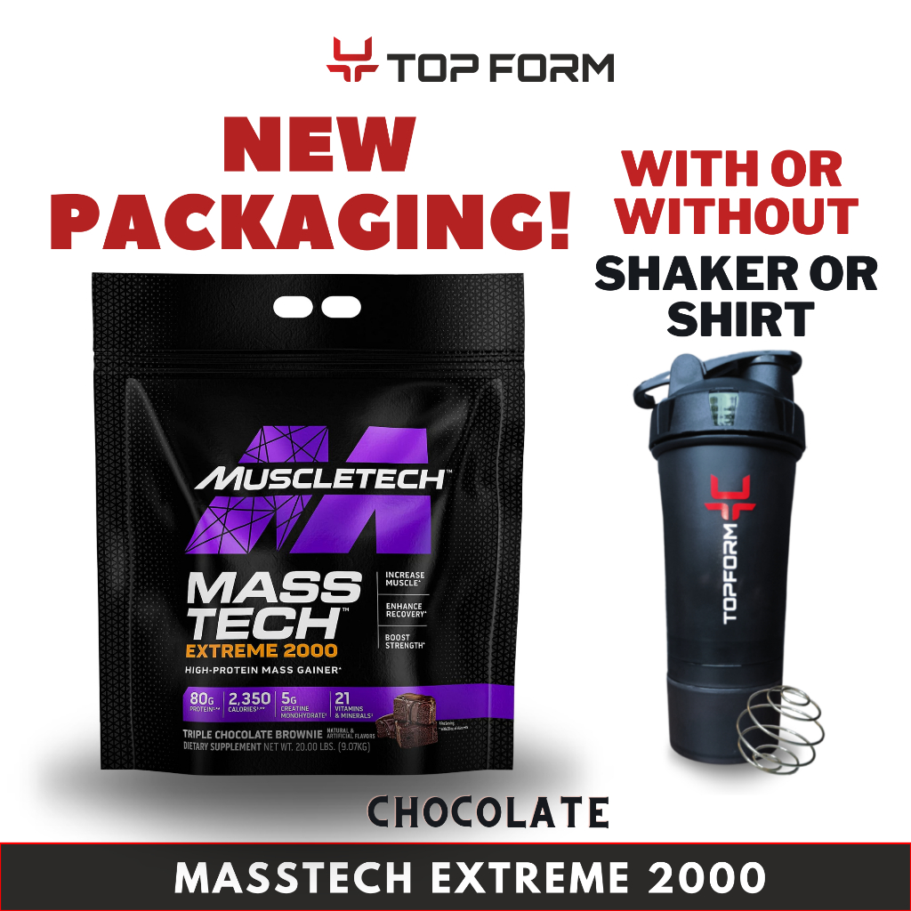 Muscletech Mass Tech Extreme 2000 6lbs Muscle Tech Masstech Gainer ...