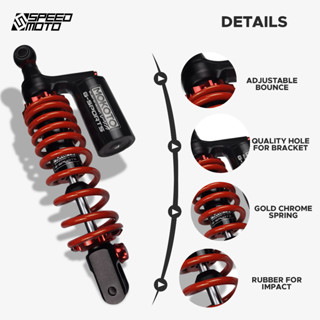 MOKOTO HONDA CLICK V1 V2 V3 REAR SHOCK GAS ABSORBER W/ BASO 330MM GOLD ...