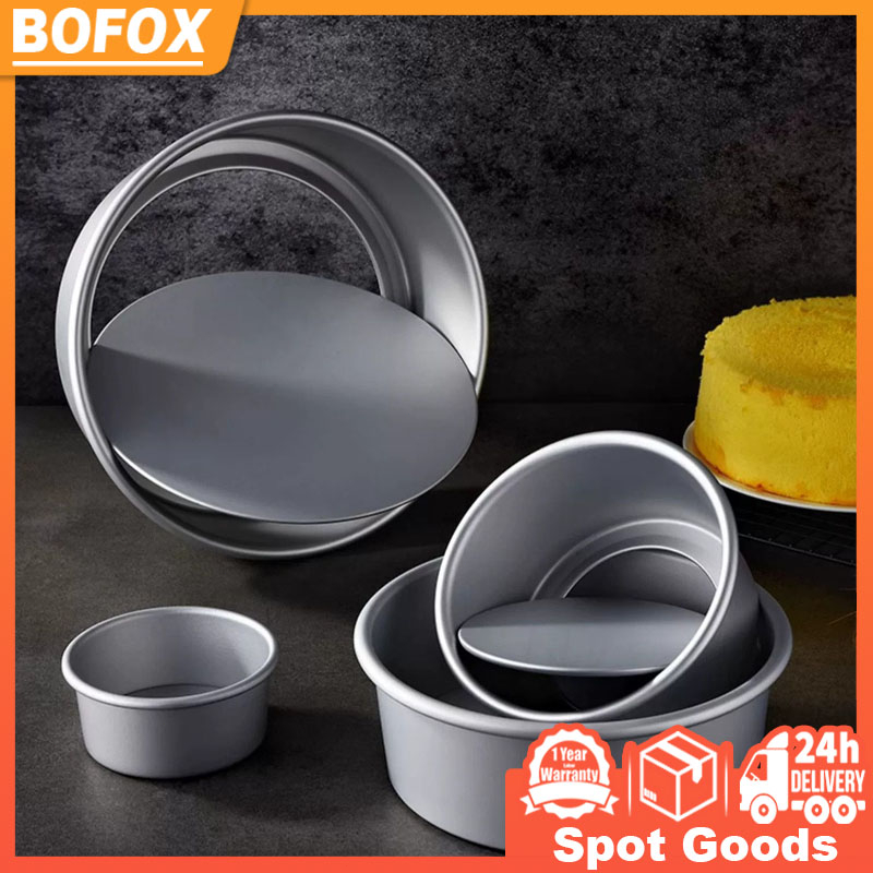 Cake Mold Round Anode Baking Pan Removable Bottom Nonstick Aluminum ...
