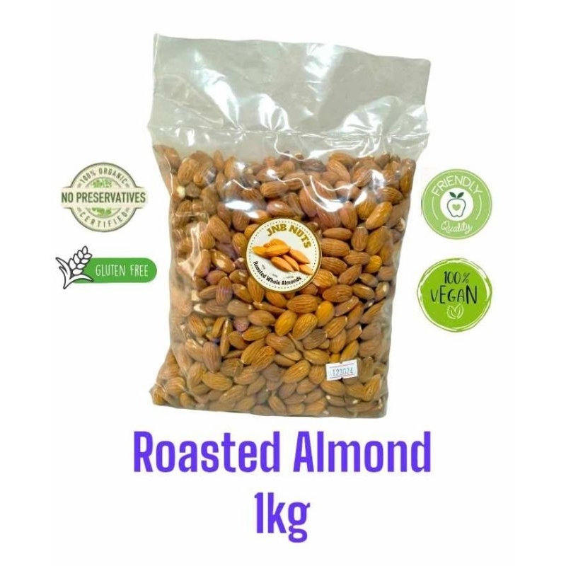 Roasted Whole Almond 1Kg | Shopee Philippines