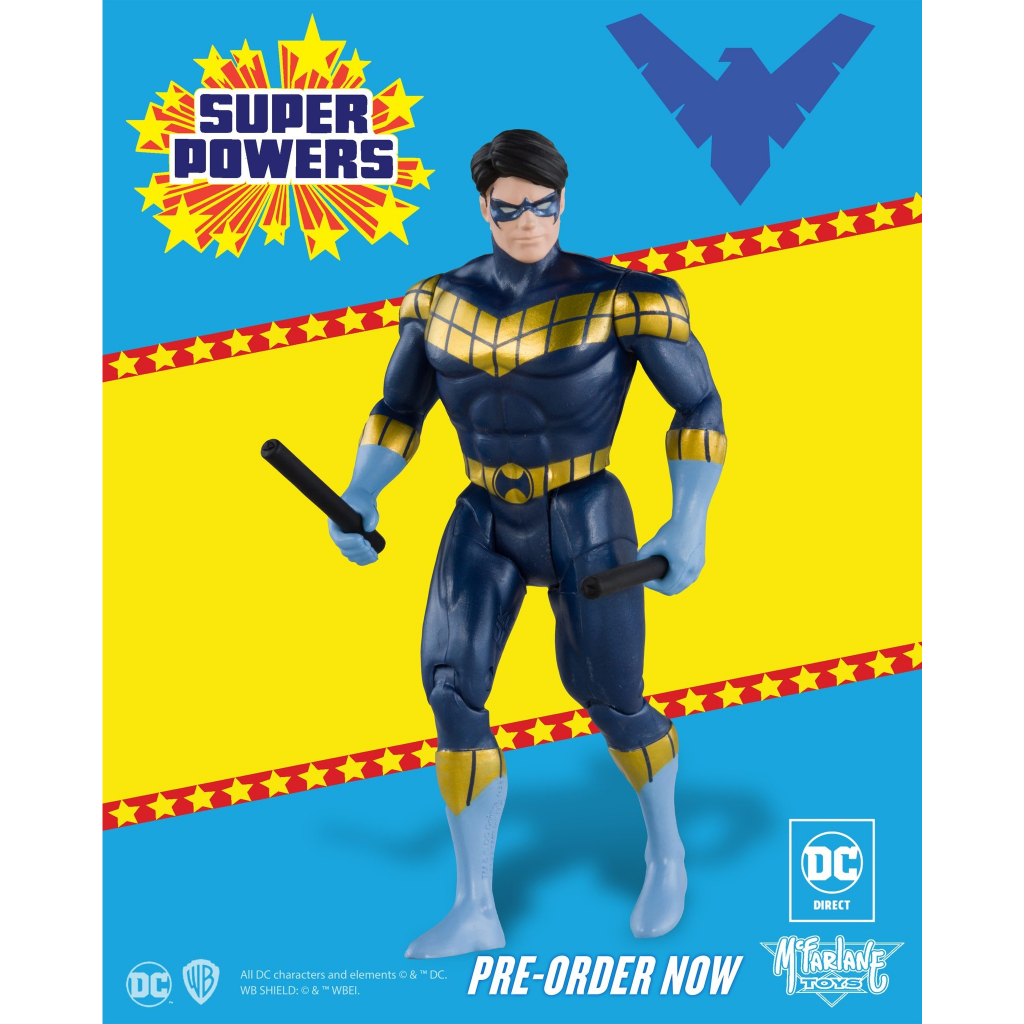 MCFARLANE TOYS DC Super Powers Nightwing (Knightfall) | Shopee Philippines