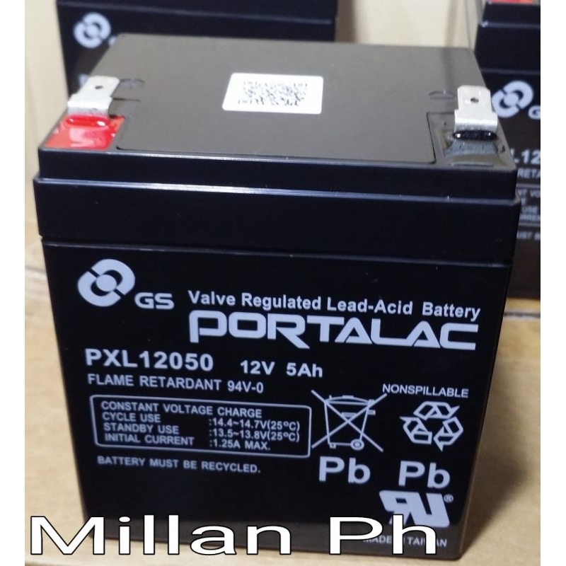 Portalac / CSB 5Ah 12v HRL1225W(25Watts) Original with QR code snd ...