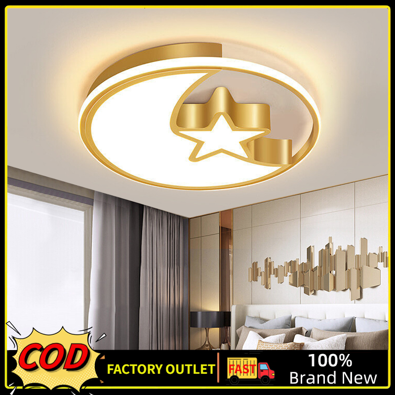 (COD) LED remote control dimming Tricolor ceiling lights Deluxe Living ...