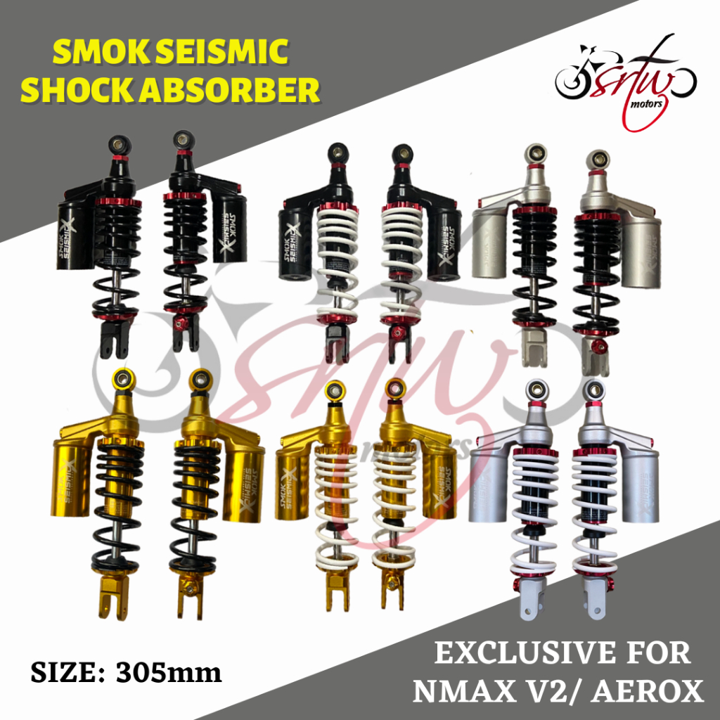 SRTW SMOK Seismic Shock Absorber 305MM NMAX V2/ AEROX V1 V2 | Shopee ...