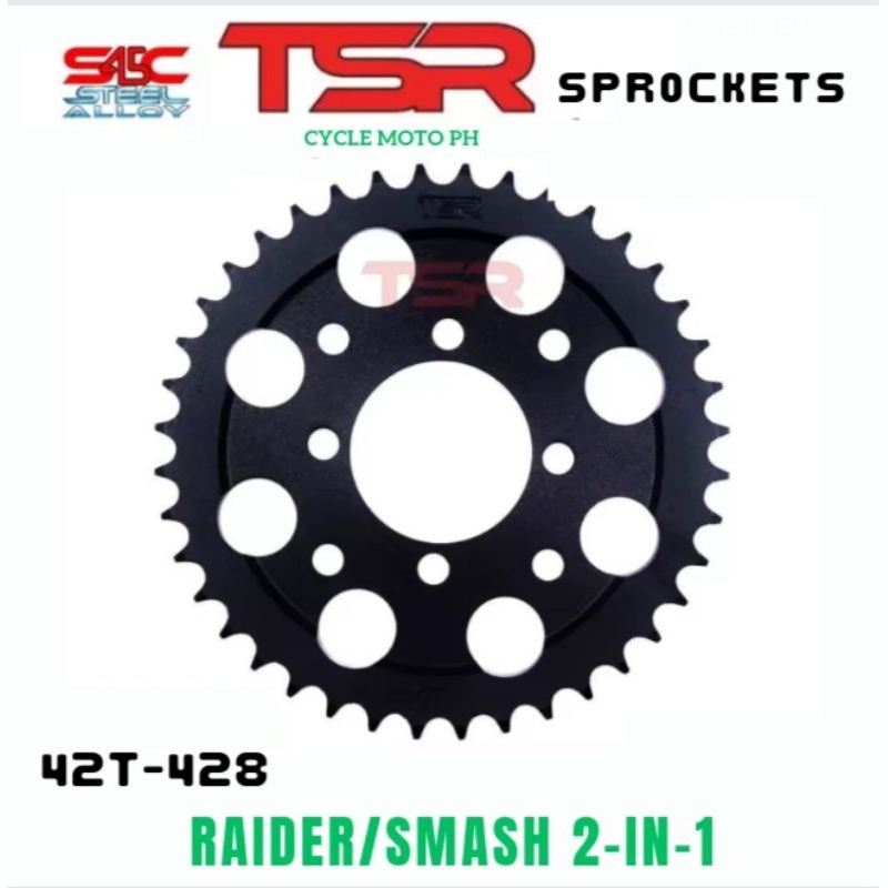 Rear SPROCKET RAIDER 150 428- 42-38-36-14 tsr brand | Shopee Philippines